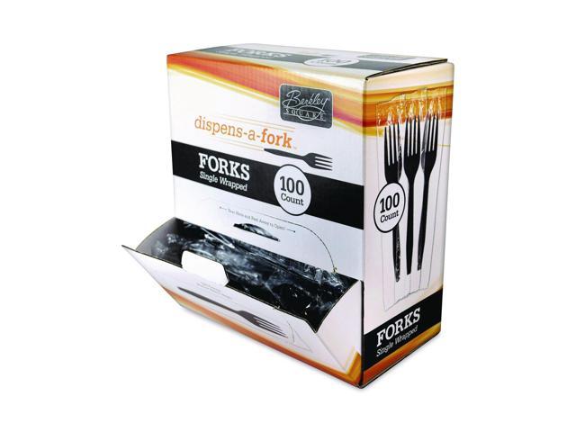 Click here for Berk Dispens-a-Fork Individually Wrapped Medium Pl... prices
