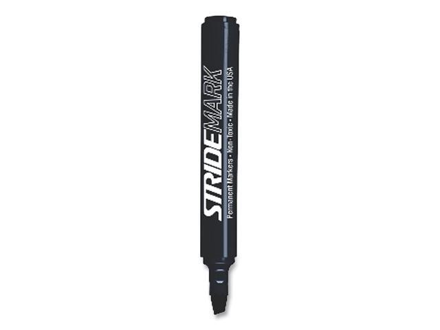 Click here for StrideMARK Permanent Chisel Tip Marker BLACK 12-Pa... prices
