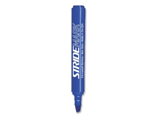 Click here for StrideMARK Permanent Chisel Tip Marker BLUE 12-Pac... prices