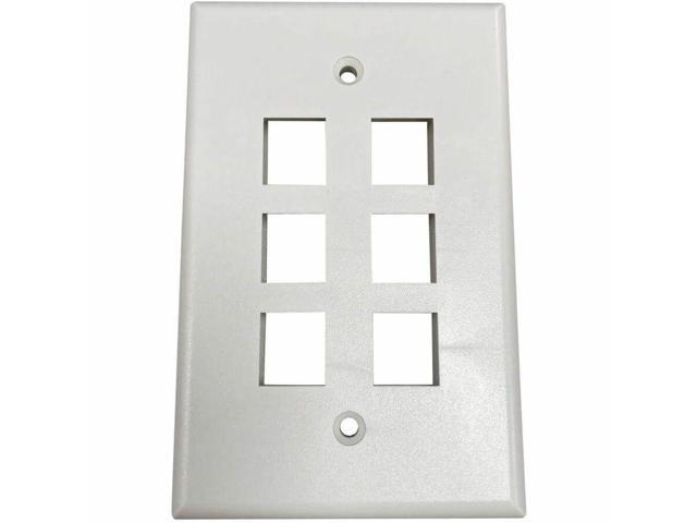 Click here for Tripp Lite Safe-IT 6-Port Single-Gang Keystone Pla... prices
