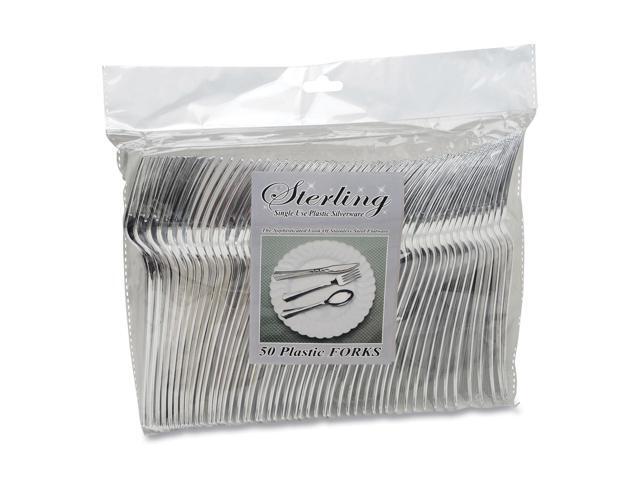 Click here for Sterling Heavyweight Plastic Cutlery Fork Silver 5... prices