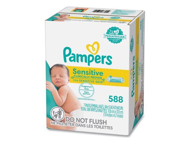 Click here for Sensitive Baby Wipes 1-Ply 6.7 x 7 Unscented White... prices