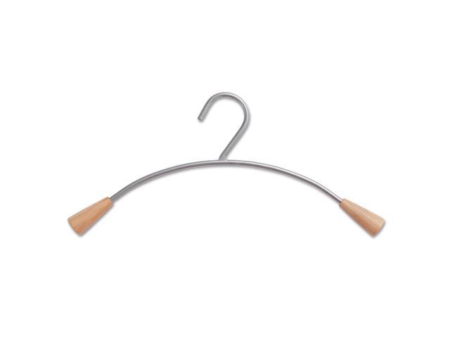 Click here for Alba Metal and Wood Coat Hangers 16.8 Metallic Gra... prices