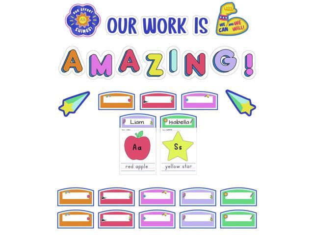 Click here for Work Display Bulletin Board Sets 45-Piece Set We S... prices