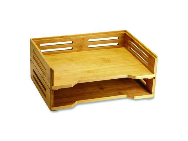 Click here for Bamboo Stackable Desktop Document Trays 2 Sections... prices