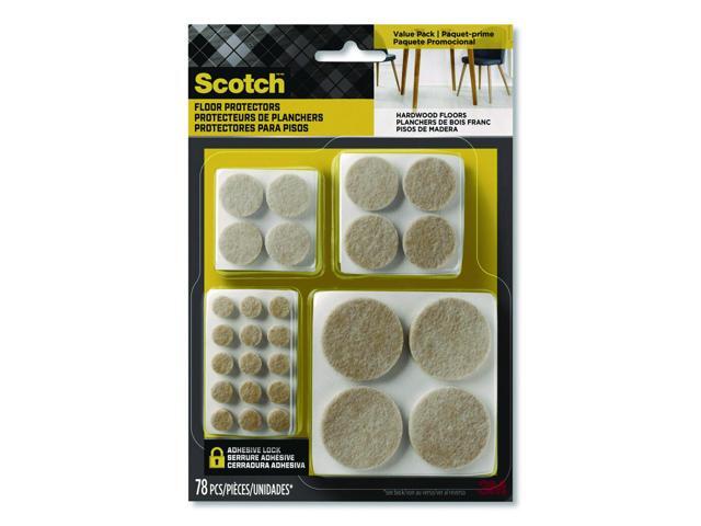 Click here for Felt Pad Protectors Assorted Round Beige 78/Pack S... prices