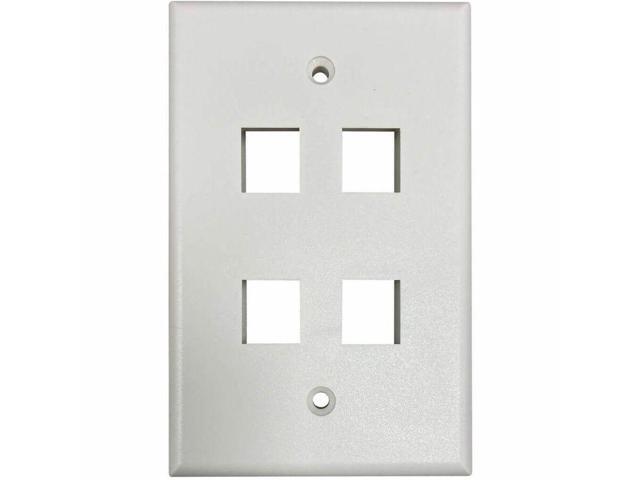 Click here for Tripp Lite Safe-IT 4-Port Single-Gang Keystone Pla... prices