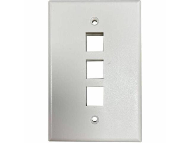 Click here for Tripp Lite Safe-IT 3-Port Single-Gang Keystone Pla... prices