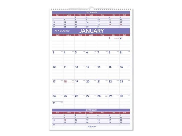 Click here for At-A-Glance Three-Month Wall Calendar 15.5x22.75 2... prices