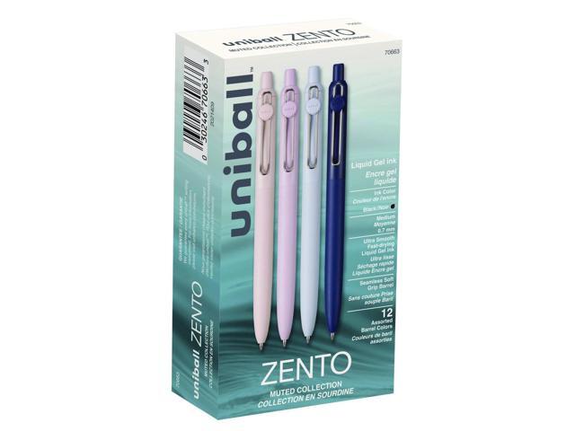 Click here for Zento Gel Pen Retractable Medium 0.7mm Black Ink A... prices