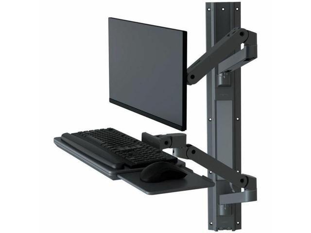 Click here for Ergotron Wall Mount for Keyboard Monitor Dark Gray prices
