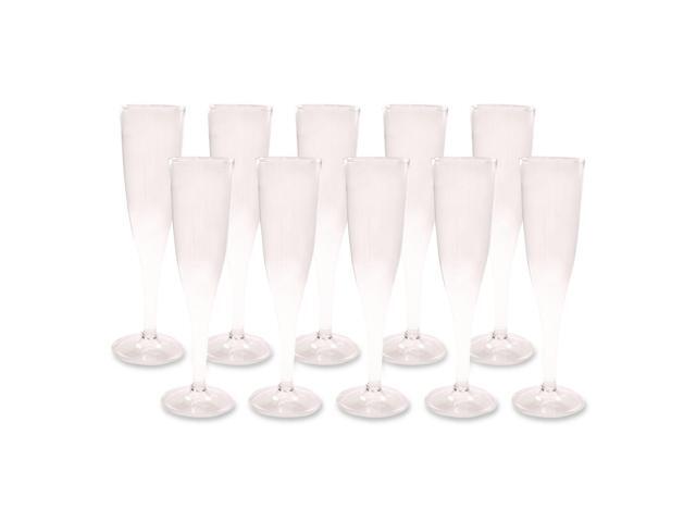 Click here for Tablemate Plastic Champagne Glasses  5 oz  Clear... prices