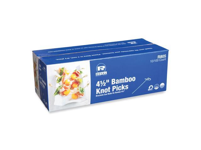 Click here for Knotted Bamboo Pick Paper 4.5 Natural 100/Pack 10... prices