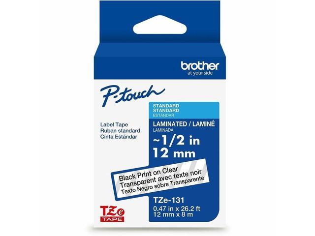 Click here for Brother Genuine P-touch TZe131 BK on CLR Label Tap... prices