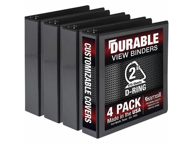 Click here for Samsill Durable 2 View D-Ring Binder  Black  Set o... prices