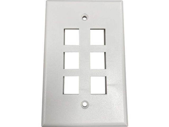 Click here for Tripp Lite Safe-IT 6-Port Single-Gang Keystone Pla... prices
