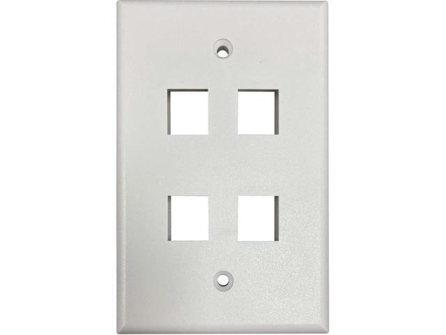 Click here for Tripp Lite Safe-IT 4-Port Single-Gang Keystone Pla... prices