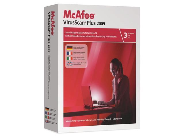 Click here for McAfee VirusScan Plus 2009 - 3 User prices