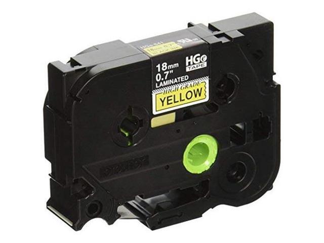 Click here for Brother HGE6415PK 3/4 In Black on Yellow P-touch L... prices