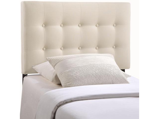 Click here for Emily Twin Upholstered Fabric Headboard - Ivory prices