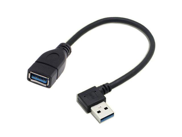 Click here for Cablecc Left Angled USB 3.0 Type-A Male to USB 3.0... prices