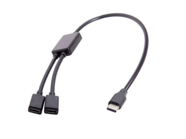 Click here for Cablecc Type-C to Dual Ports USB-C Female Hub Cabl... prices