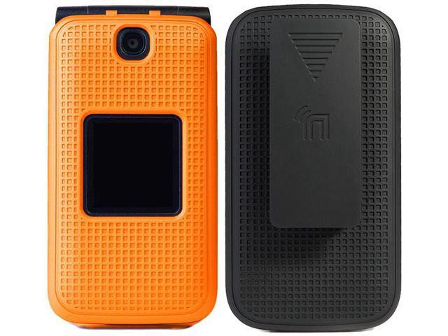 Click here for Bright Orange Case + Belt Clip for Alcatel Go Flip... prices