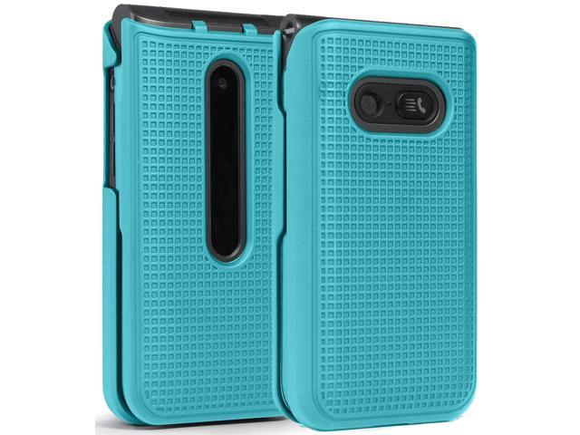 Click here for Teal Mint Cyan Grid Case Hard Shell Cover for LG C... prices