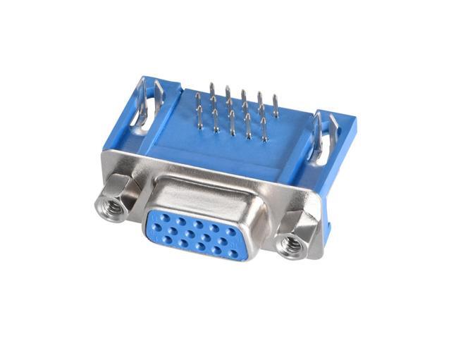 Click here for D-sub Connector Female Socket 15-pin 3-row Right A... prices