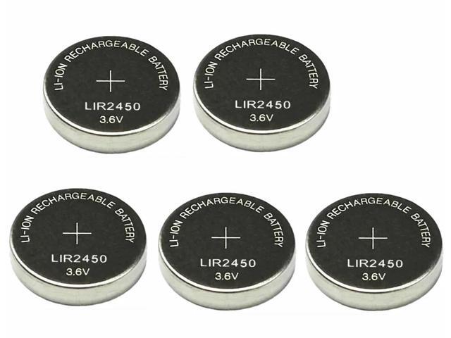 Click here for 5Pcs/Lot 3.6V LIR2450 Rechargeable Batteries 120mA... prices