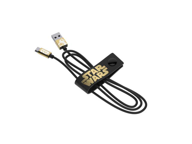 Click here for Star Wars TLJ BB-8 Gold Micro USB Cable 120cm - Li... prices