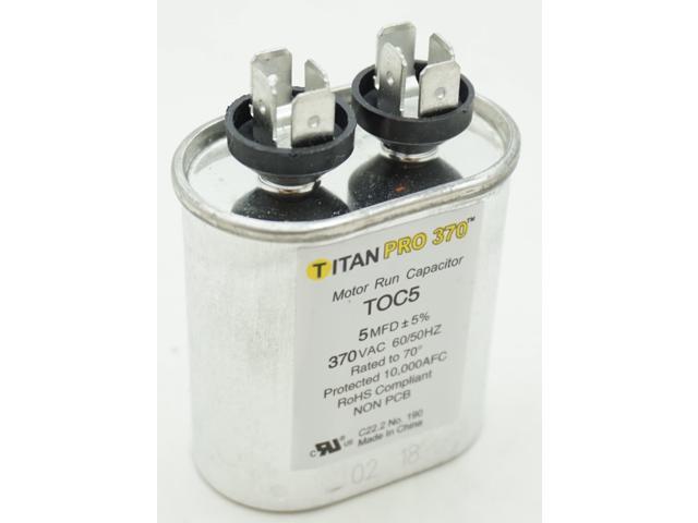 Click here for Packard Titan Pro 370 Motor Run Capacitor  Oval  5... prices