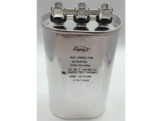Click here for Dual Run Capacitor  Oval  45 + 5 Mfd.  370 Volt  C... prices