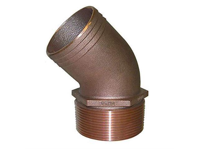 Click here for GROCO 2 NPT Bronze 45 Degree Pipe to 2 Hose prices