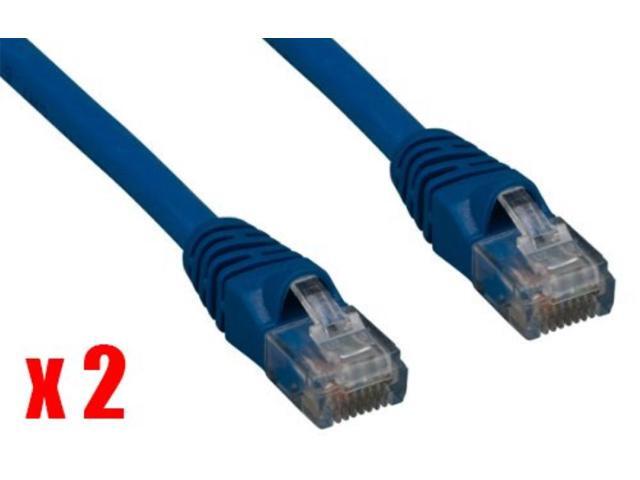 Click here for imbaprice pack of 2 blue 50 feet cat5e rj45 patch... prices