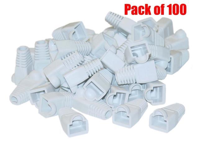 Click here for iMBAPrice RJ45 White Ethernet Strain Relief Boots... prices