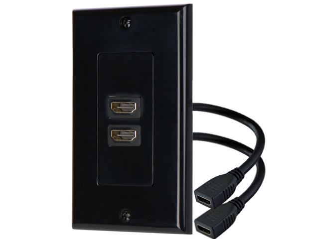 Click here for iMBAPrice - HDMI Pigtail Wall Plate Built-In Flexi... prices