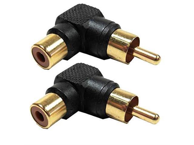 Click here for iMBAPrice Right Angle Gold RCA Adapter Female to M... prices