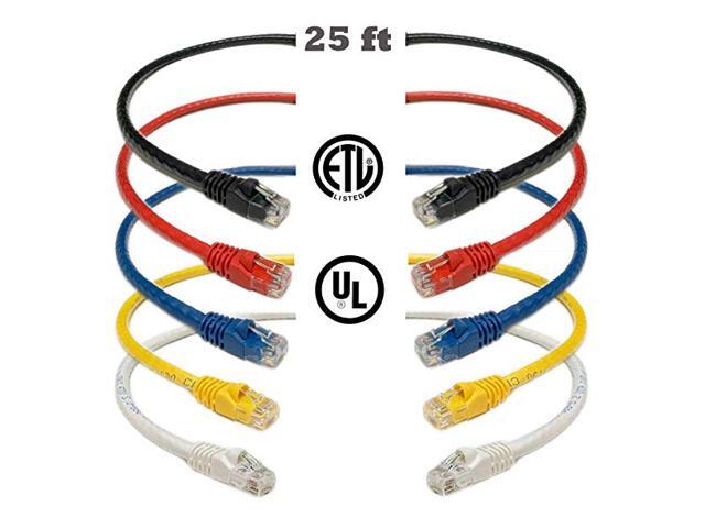 Click here for iMBAPrice Mixed Colors - 25 feet RJ45 Cat6 Snagles... prices