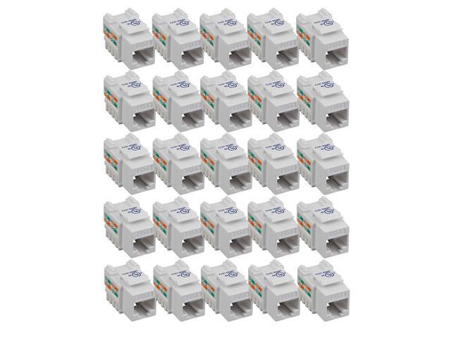 Click here for iMBAPrice (25-Pack) Cat6 RJ45 Punch-Down Keystone... prices