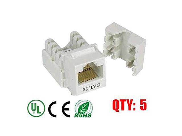 Click here for iMBAPrice White Cat5e RJ45 Punch Down Keystone Jac... prices