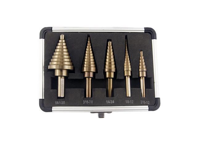 Click here for CO-Z 5pcs Hss Cobalt Multiple Hole 50 Sizes Step D... prices