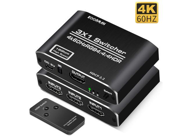 Click here for HDMI Switch 4K HDMI Splitter  Koopman Aluminum HDM... prices