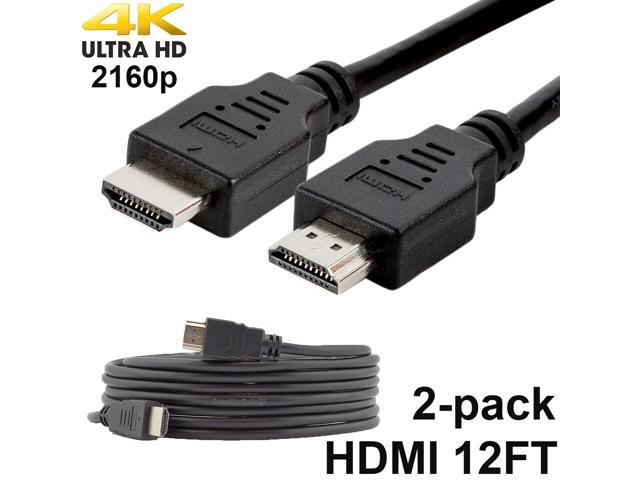 Click here for 2 (TWO) PREMIUM HDMI CABLE 12FT BLURAY 3D DVD PS4... prices