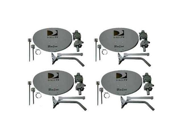 Click here for Lot 4 Slimline DirecTV DTV Dish Antennas KA/KU HD... prices