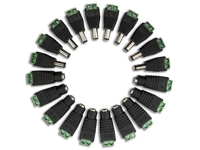 Click here for Pack of 10 Pairs Male & Female 12V DC Power Connec... prices