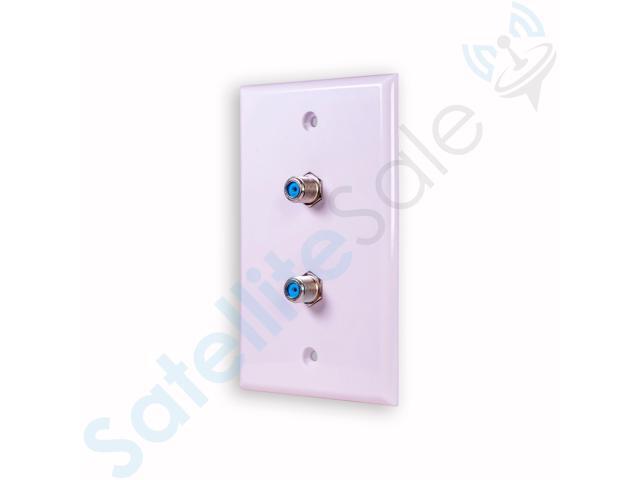 Click here for SatelliteSale Coaxial Dual Wall Plate Female to Fe... prices