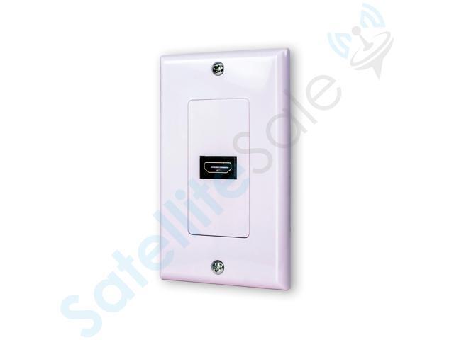 Click here for SatelliteSale Universal HDMI 1.4 Single Wall Plate... prices