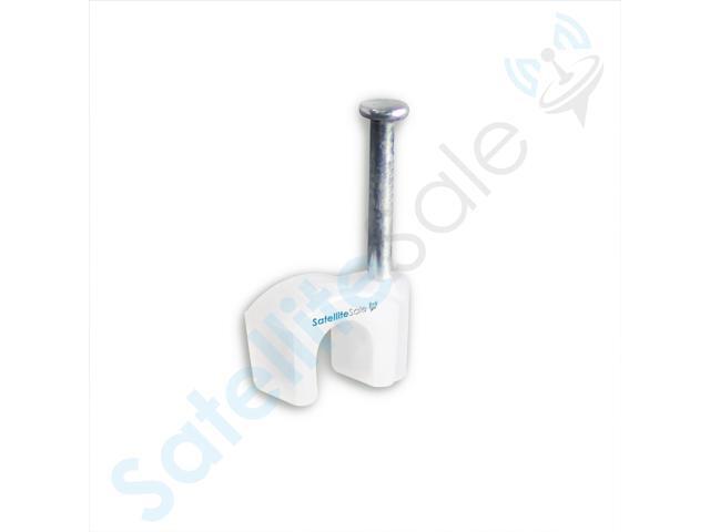 Click here for SatelliteSale Single Nail White Round Clips for Et... prices