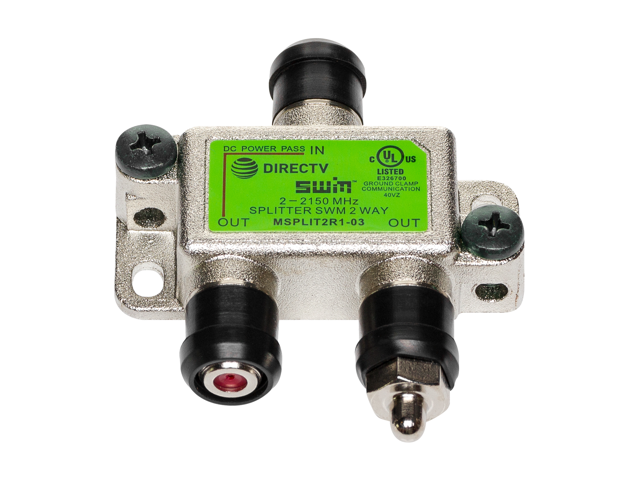 Click here for DirecTV AT & T 2 way power passing splitter prices